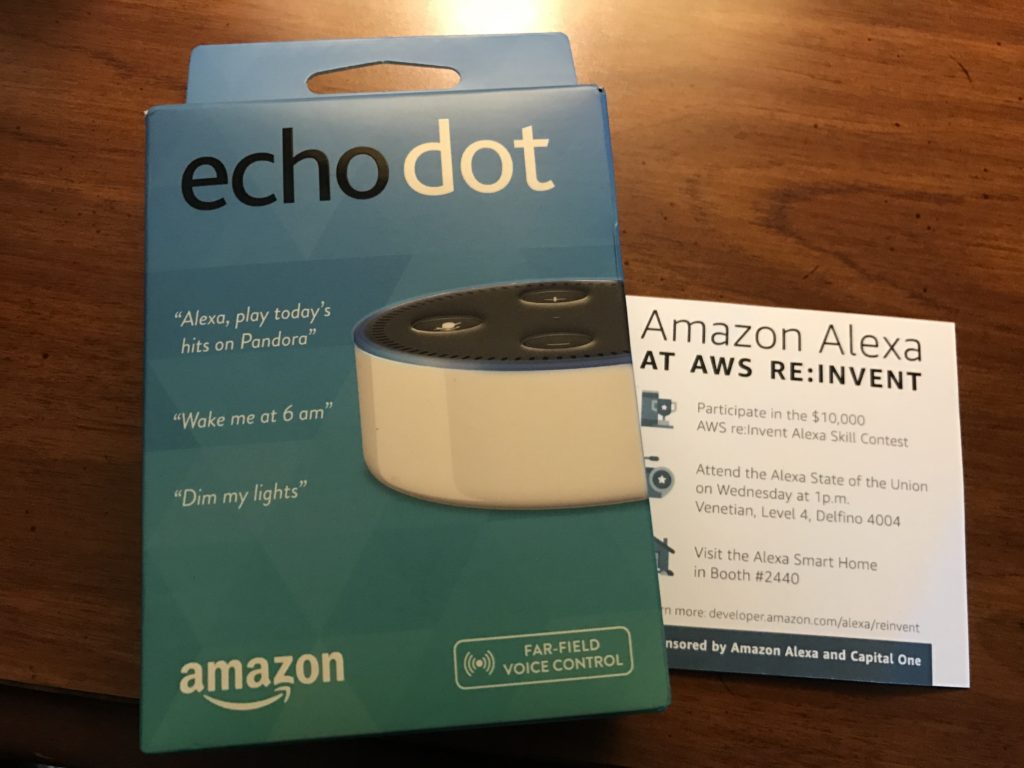 【AWS re:Invent 2016】 Amazon Echo dot | クラウド・AWSのIT技術者向けブログ SKYARCH BROADCASTING