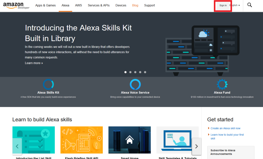 【AWS re:Invent 2016】 Amazon Echo Dotでブログ投稿数を読み上げるcustom skillの作成 ② 初期設定編 | クラウド・AWSのIT技術者向けブログ ...