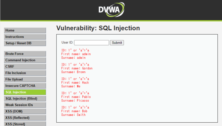 Webアプリケーションの脆弱性についてDVWAで学習してみた | クラウド・AWSのIT技術者向けブログ SKYARCH BROADCASTING